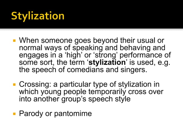 Week 7 unit 10- style, context and register | PPTX