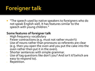 Week 7 unit 10- style, context and register | PPTX