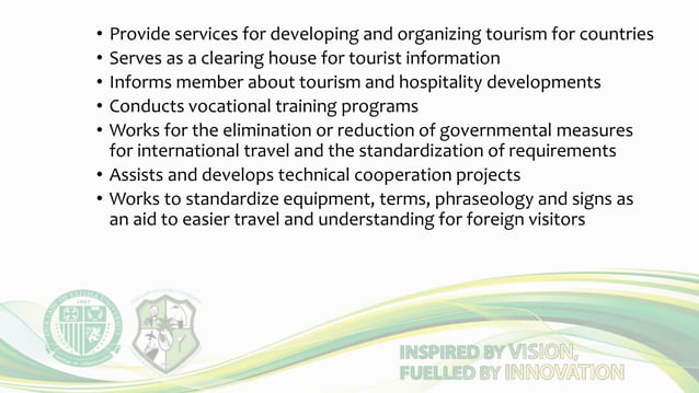 WEEK 7&8 Tourism and Hospitality Organizations.pdf | Air Travel ...