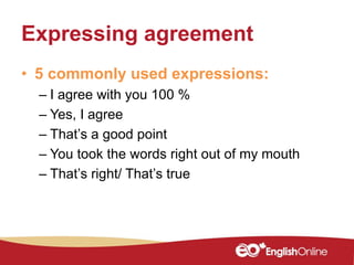 Summer course week 7 - Expressing Opinion | PPTX