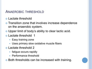 Week 7 anaerobic and aerobic energy systems | PPTX