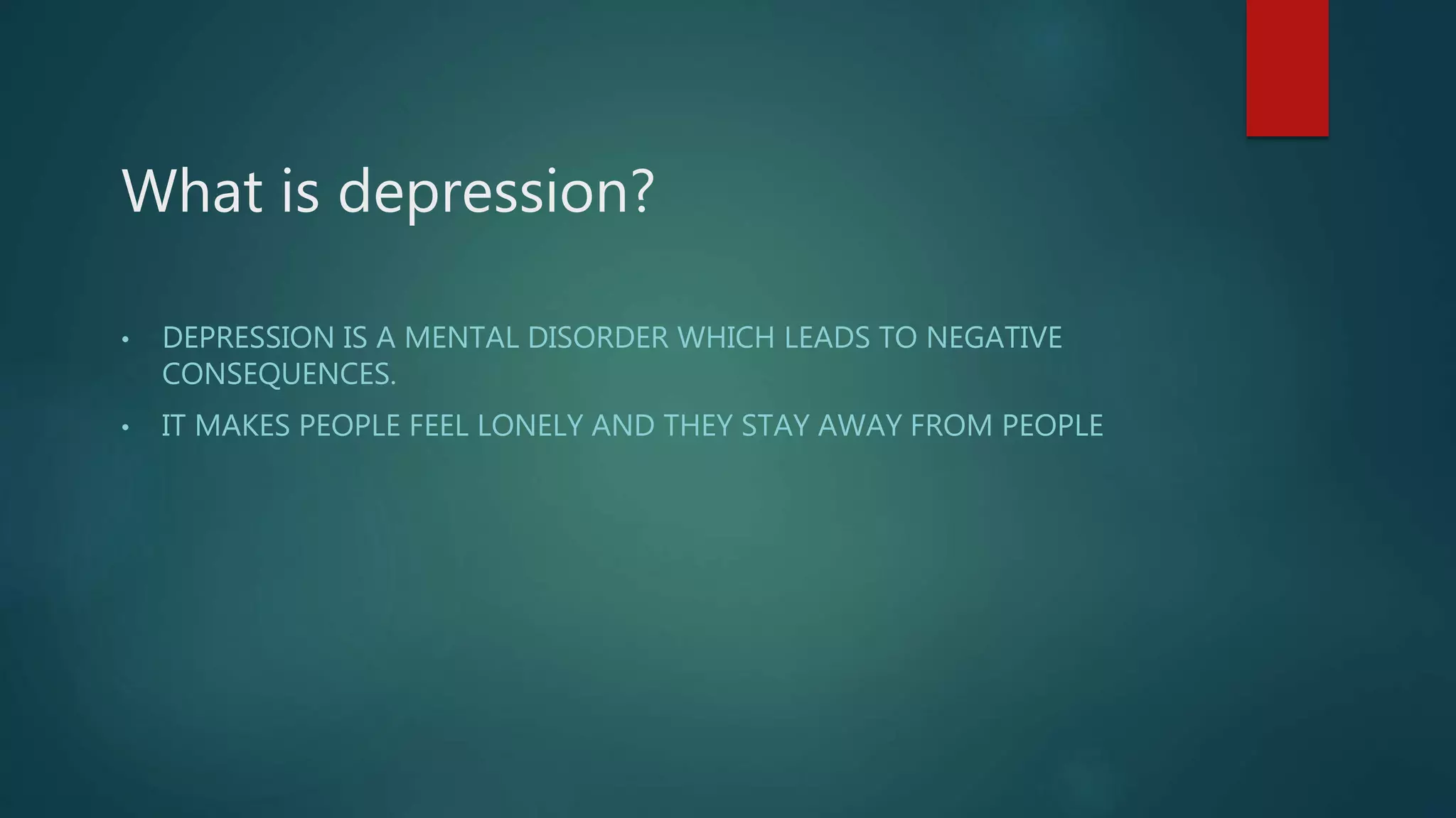 Depression | PPTX