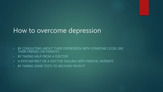 Depression | PPTX