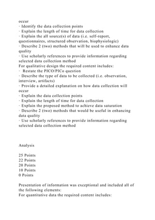 Week 7 Data Collection, Analysis, Evaluation, Dissemination of Re.docx | Educational Assessment ...