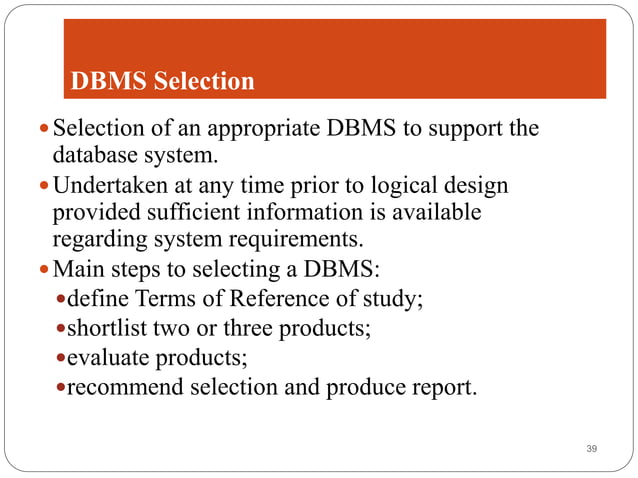 Week 7 Database Development Process | PPT