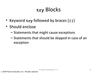 Week7 exception handling | PPT