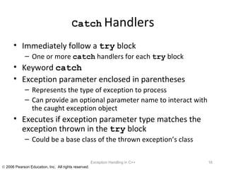 Week7 exception handling | PPT
