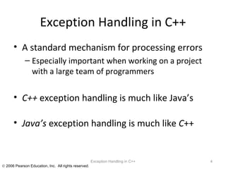 Week7 exception handling | PPT