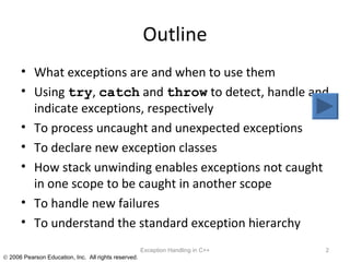 Week7 exception handling | PPT