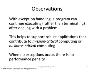 Exception Handling | PPT