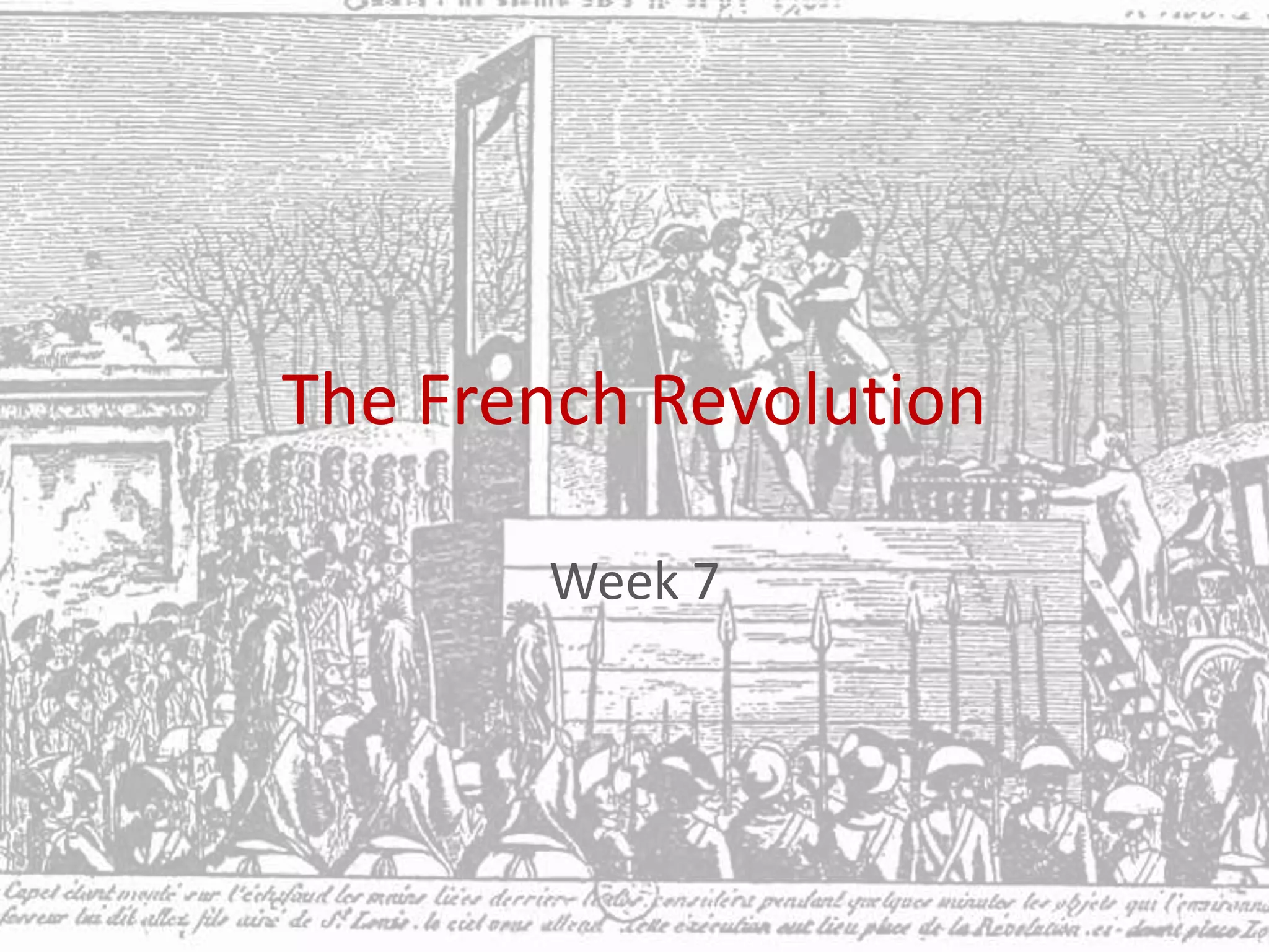 HIS 102 8 The French Revolution | PPT