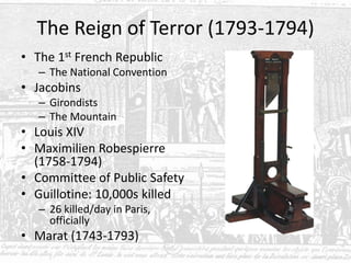 HIS 102 8 The French Revolution | PPT