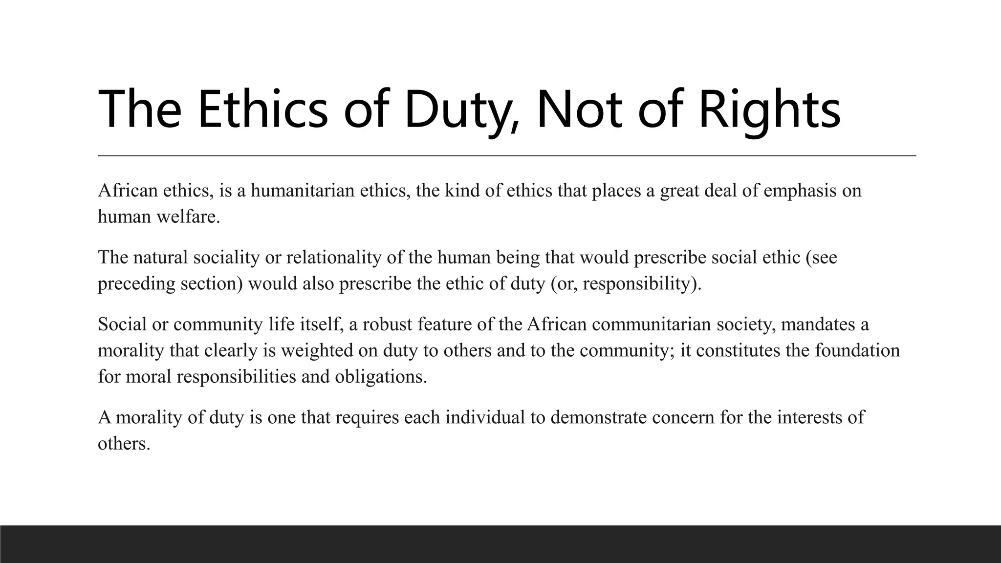 Week 7, Lecture 3 & 4.pptx, Affrican Ethics Lecture | PPT