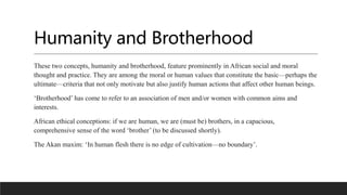 Week 7, Lecture 3 & 4.pptx, Affrican Ethics Lecture | PPT