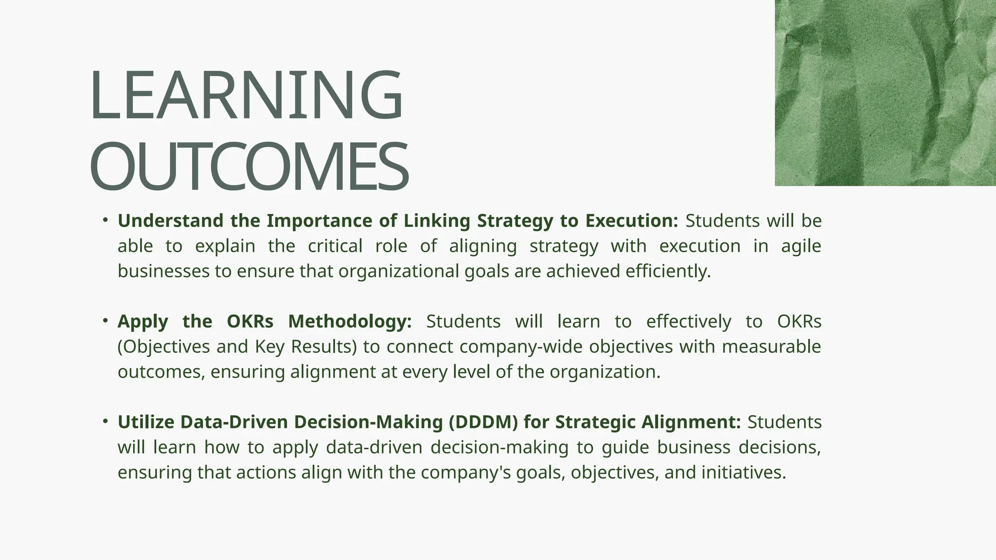 Week 7 Linking Strategy to Execution (Lecture) .pptx