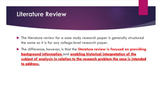 Week 7 literature review | PPT