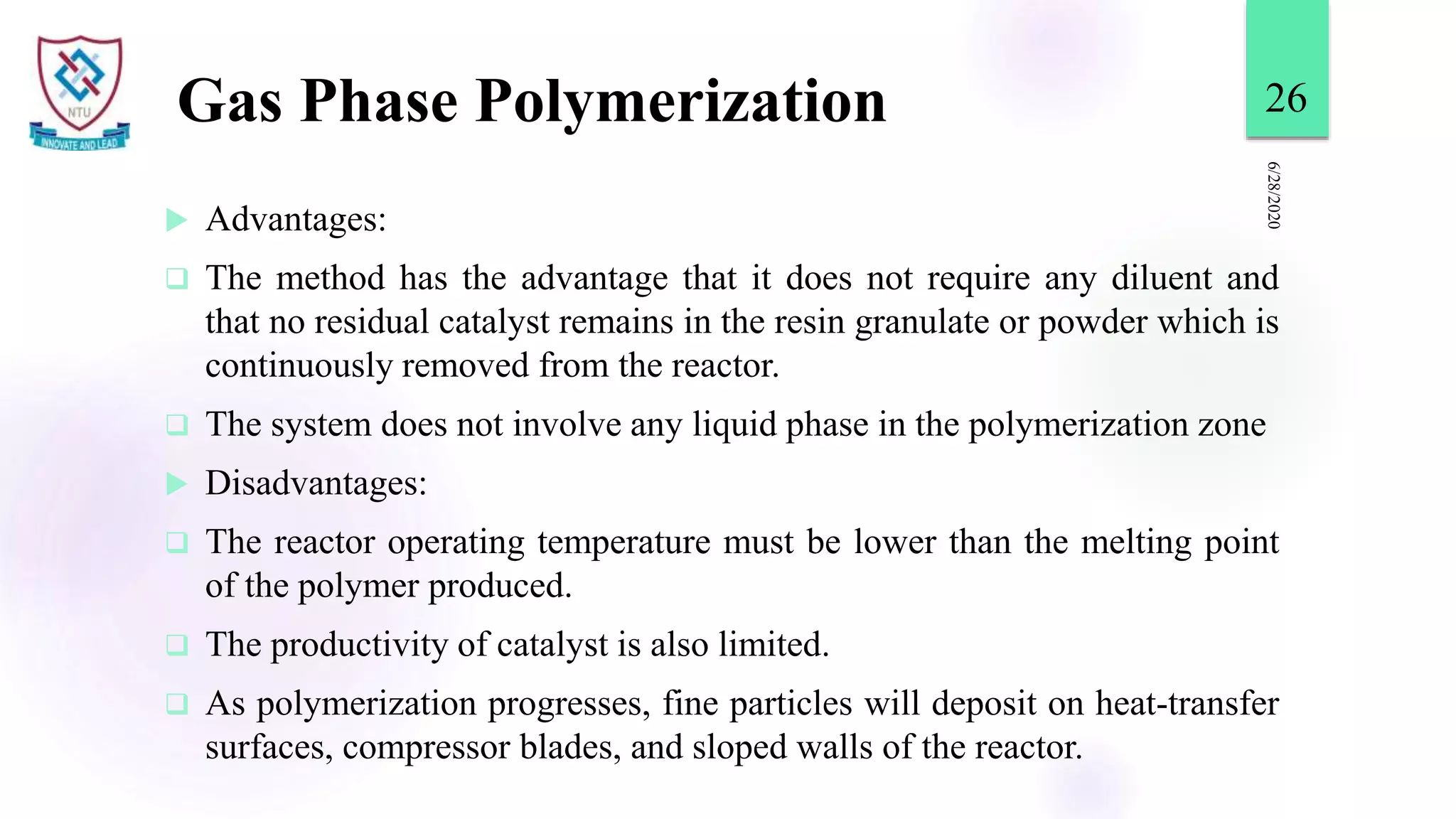 Techniques of Polymerization | PPTX