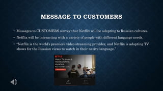 Netflix integration into Russia | PPT