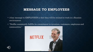 Netflix integration into Russia | PPT