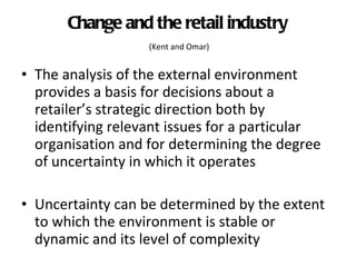 Week 7 retail change theories | PPT
