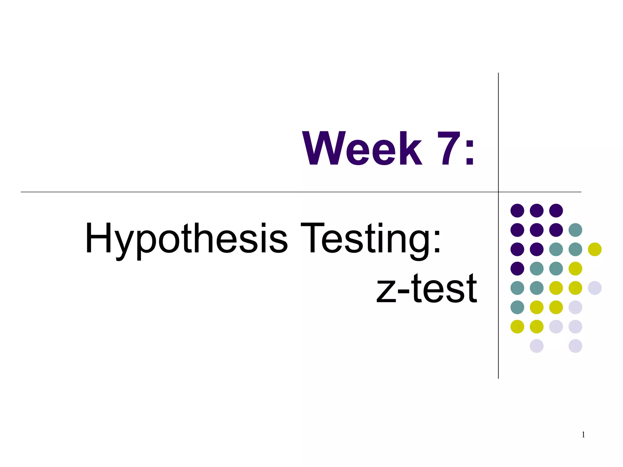 Review Z Test Ci 1 | PPT