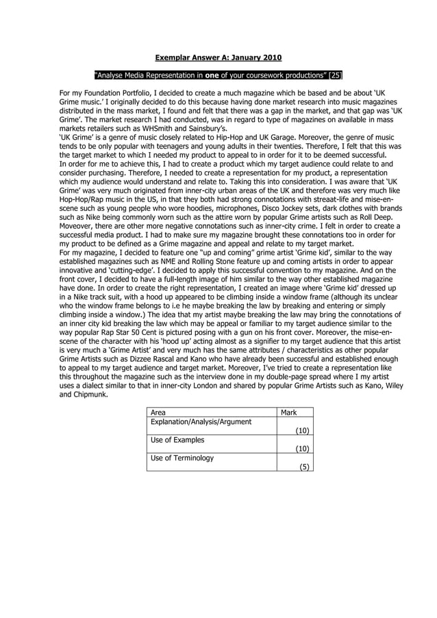 Section A 1 (b) Exemplars | PDF