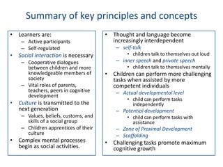 Socio-cultural Development - Vygotsky | PPTX