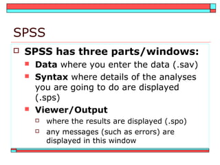 Week 7 spss | PPT