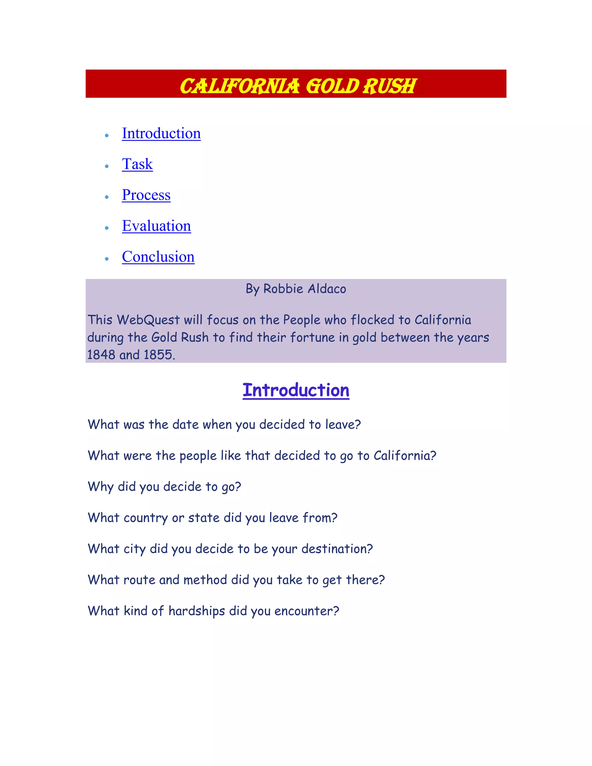 Week 7 webquest | DOCX