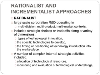 APPROACHES TO TECHNOLOGY STRATEGY | PPTX