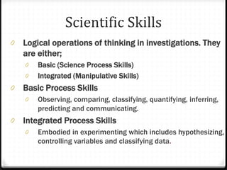 Week 8. scientific skills (ii) | PPT