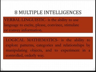Week 8. educational emphases (i) | PDF