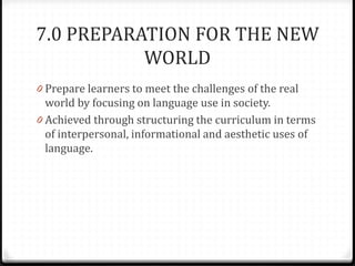 Week 8. educational emphases (i) | PDF