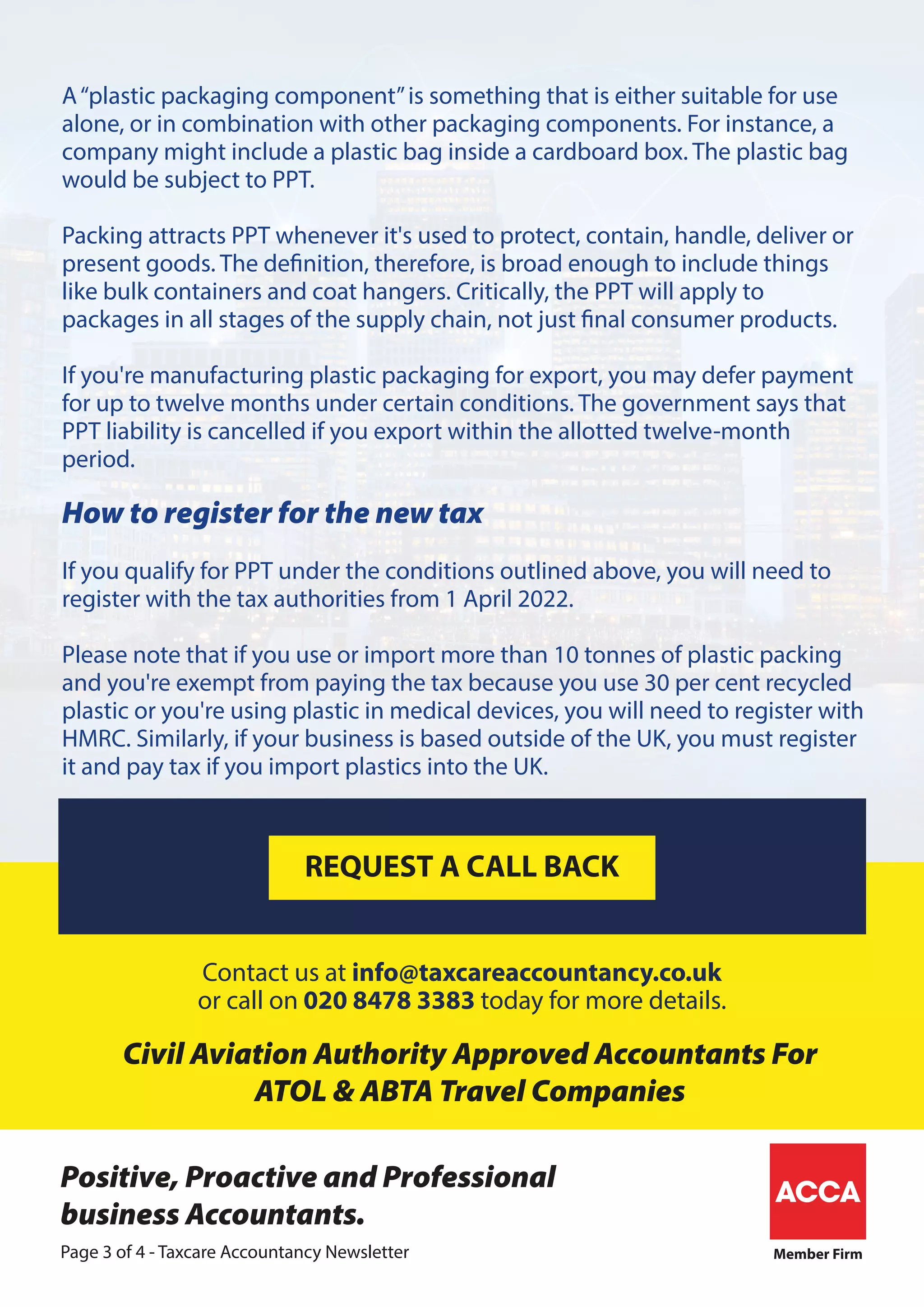 The plastic packing tax: what you need to know | PDF