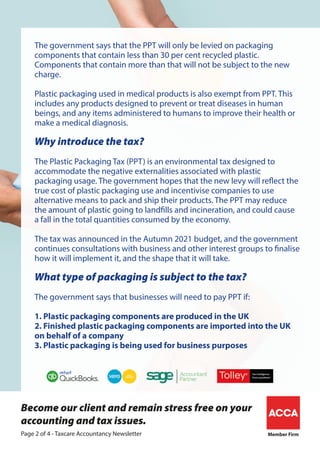 The plastic packing tax: what you need to know | PDF