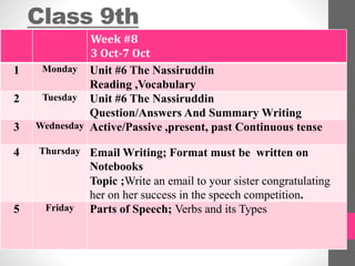 week 8.pptx | Homework and Study | Education