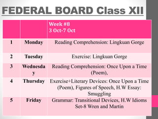 week 8.pptx | Homework and Study | Education