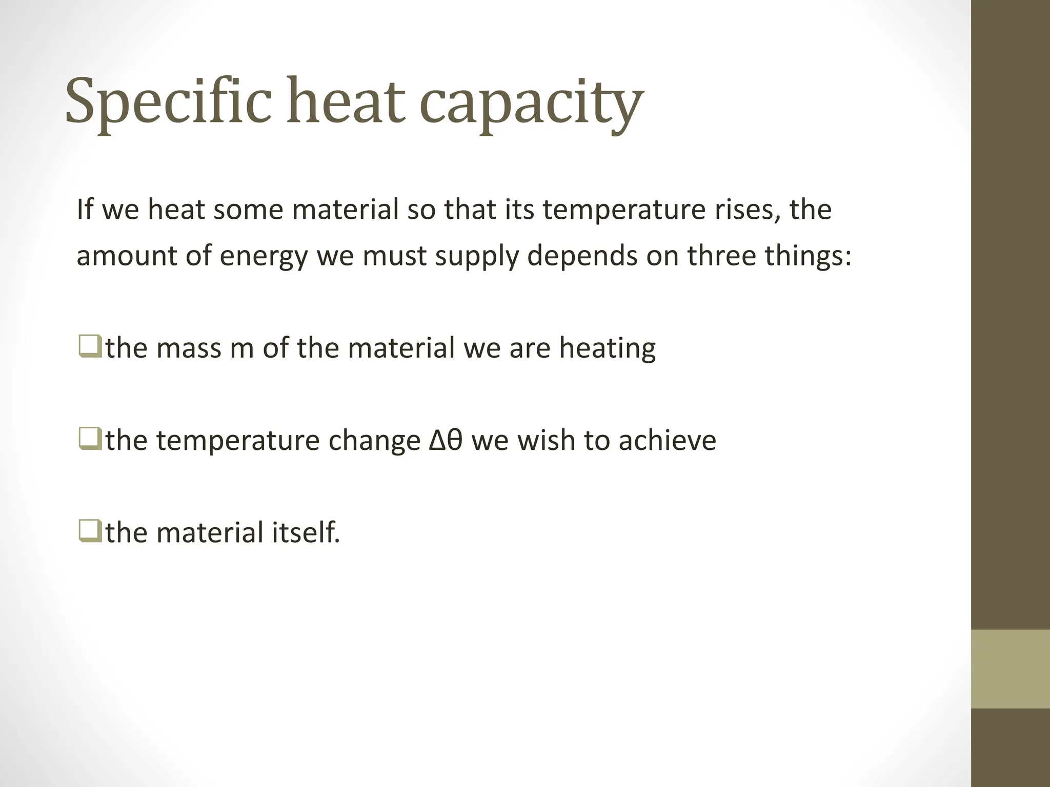 Thermal Properties of Material presentation | PPTX