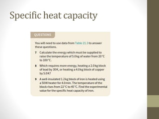 Thermal Properties of Material presentation | PPTX