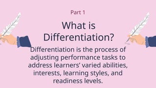 WEEK8.pptx DIFFERENTIATING PERFORMANCE TASKS | PPTX
