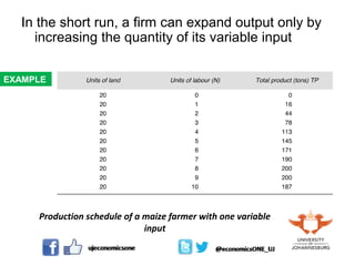 Week 8 background to supply production and cost | PPT