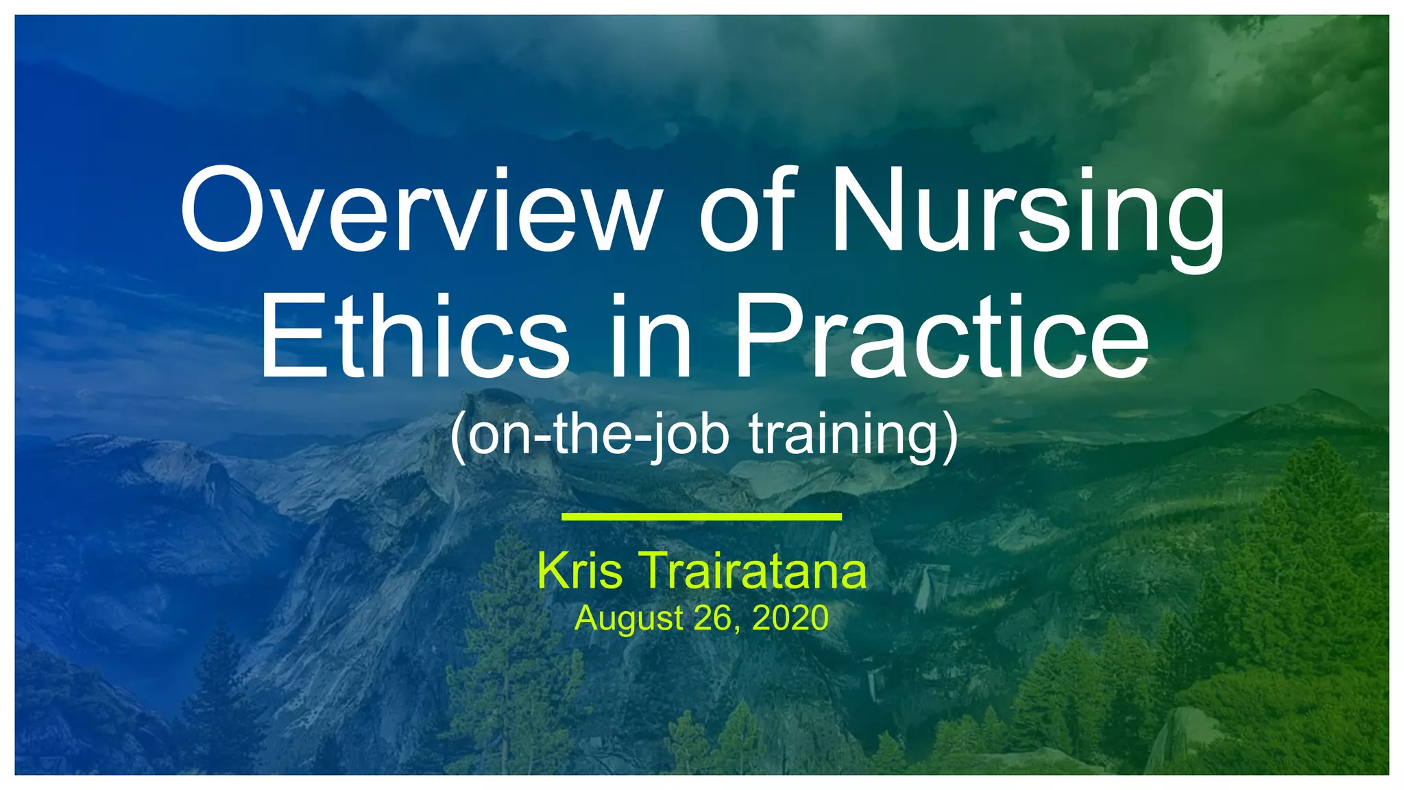 Nursing Ethics in Practice | PPTX