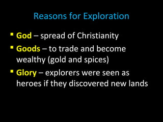 Week 8 day 2 -unit 2- age of exploration | PPT