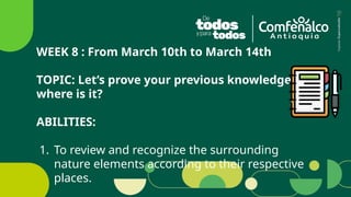 Week 8- first grade trabajo para niños de 6 años | PPTX