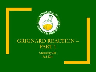 Grignard reactions with aldehydes and ketones | PPT