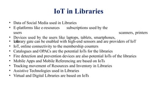 Week 8 - Module 19 - PPT- Internet of Things for Libraries.pptx