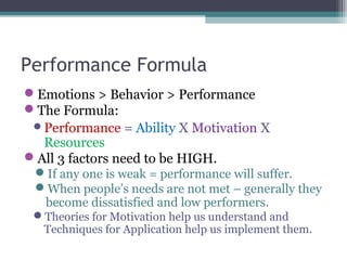 PSY 126 Week 8: Motivating Performance | PPT