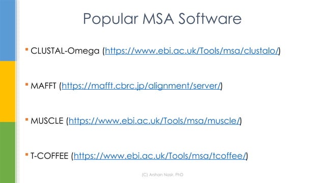 Week8 Multiple Sequence Alignment Pptx
