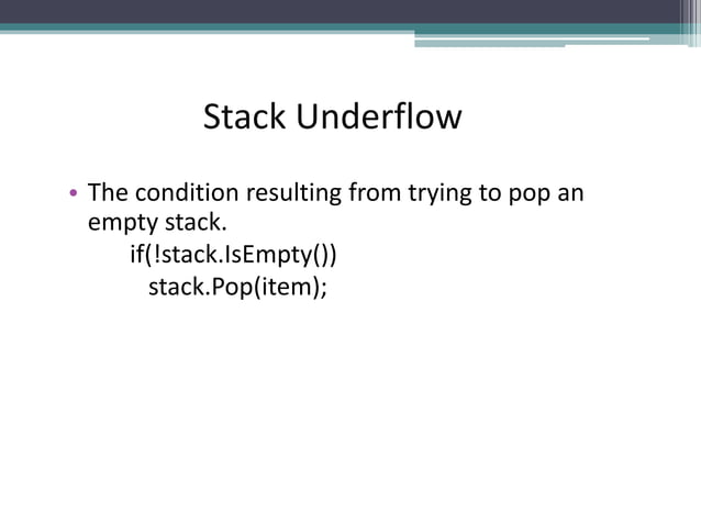 Stack Data Structure Ppt