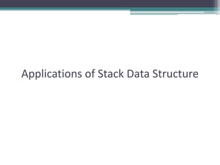 Stack Data Structure | PPT